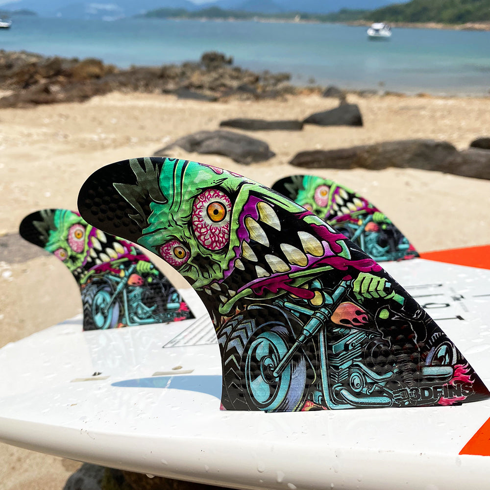 3DFins - 5 Fin Rider (FCS 1) - Medium – Wetfins