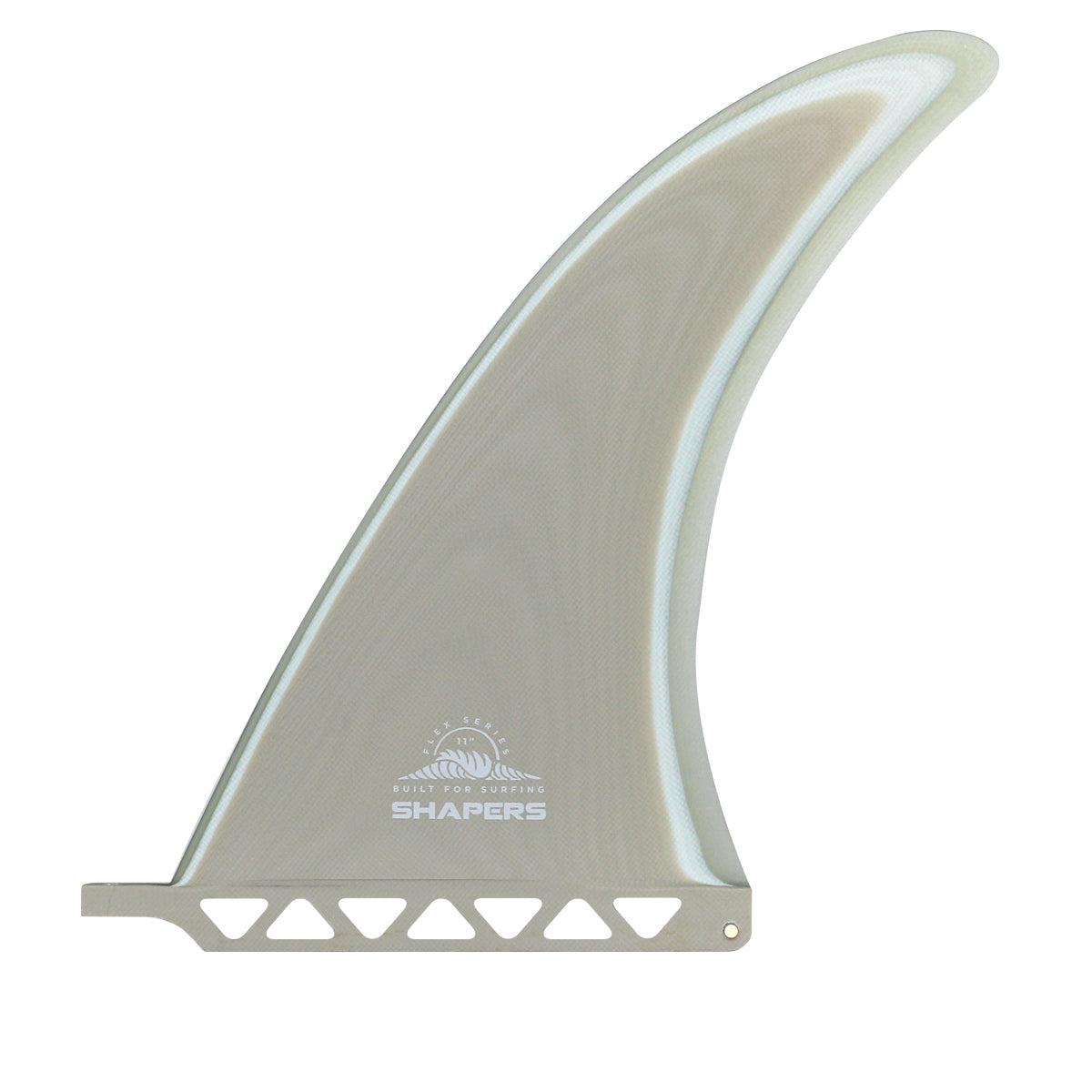 Shapers Fins - 11" Flex - Tan White – Wetfins