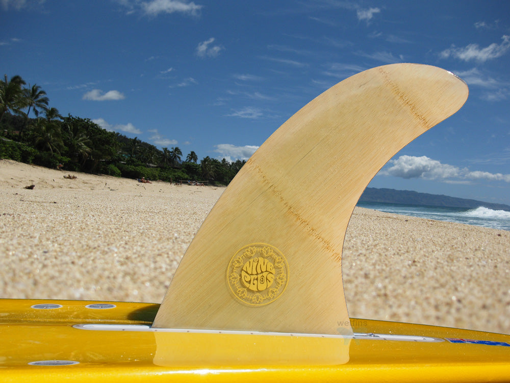 Nineplus Fins - 9" Longboard Fin - Bamboo – Wetfins