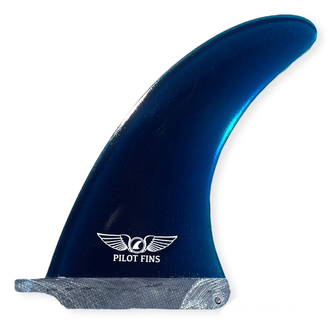 Pilot Fins 8" Classic Longboard Fin - Blue – Wetfins