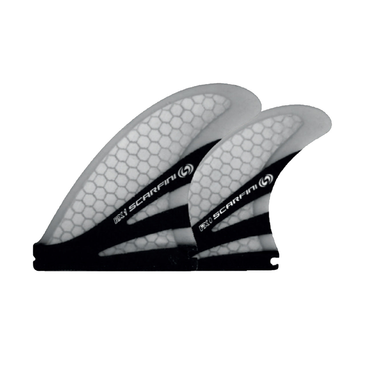 Scarfini Fins - FX1-Quad - White - (Future) Small – Wetfins