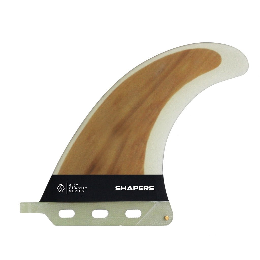 Shapers Fins - 6.5" Classic Dolphin - Bamboo – Wetfins