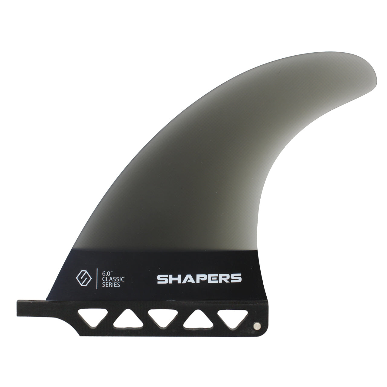 Shapers Fins - 6" Classic Dolphin - Smoke – Wetfins