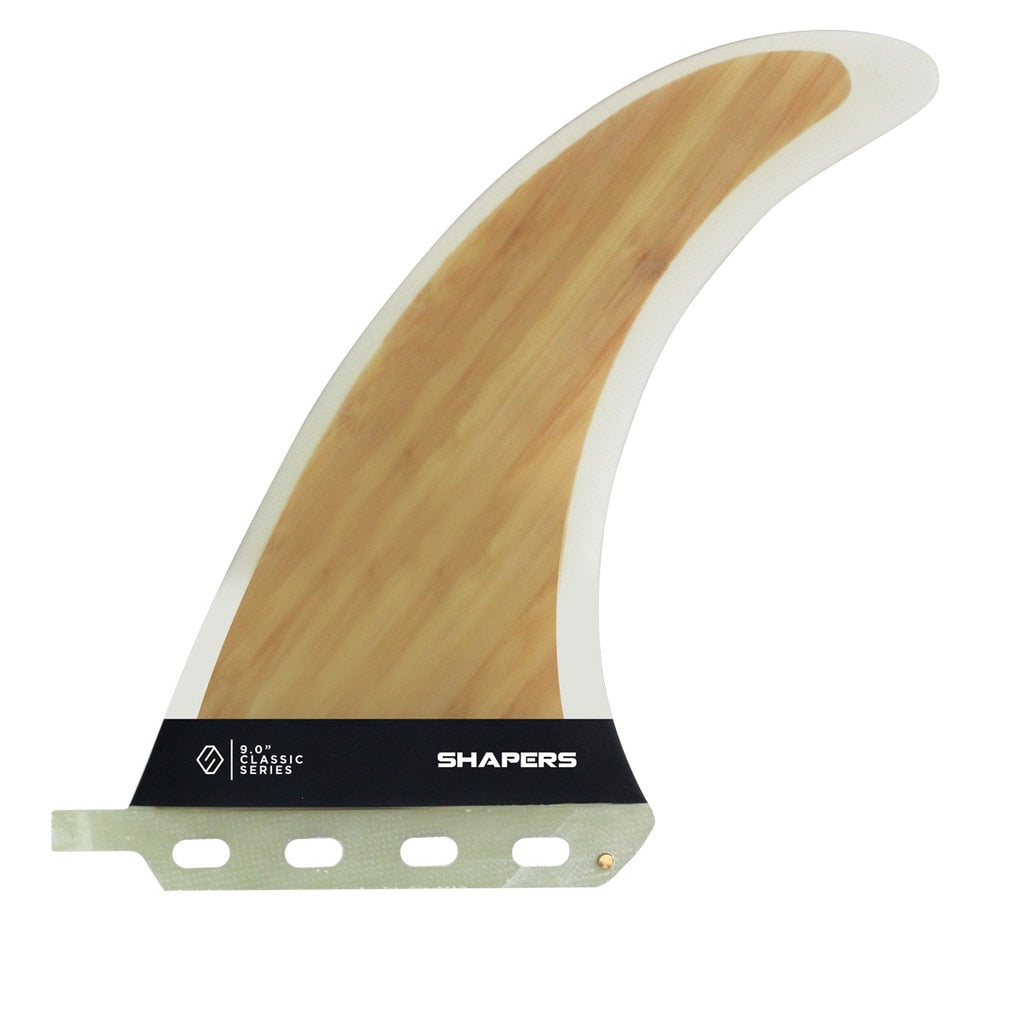 Shapers Fins - 9" Dolphin - Wood – Wetfins