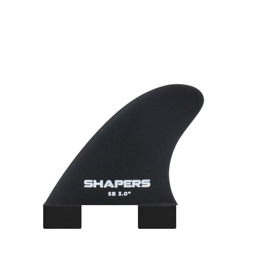 Shapers Fins - SB 3" Side Fins (FCS1) - Black – Wetfins